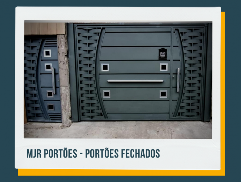 Variedade de portões fechados para a sua garagem venha ver..
