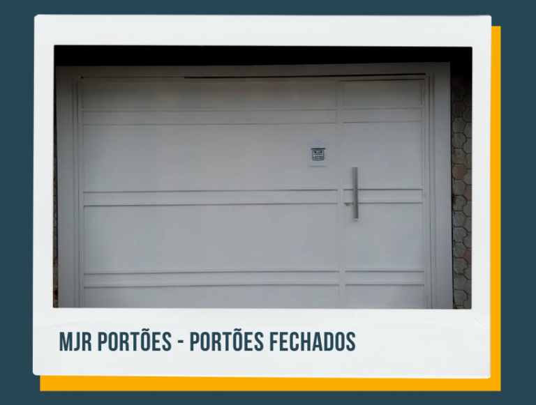 Variedade de portões fechados para a sua garagem venha ver..